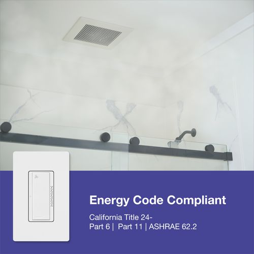 MS-HS3-WH - Lutron MS-HS3-WH - Humidity Sensor Switch for Bathroom ...