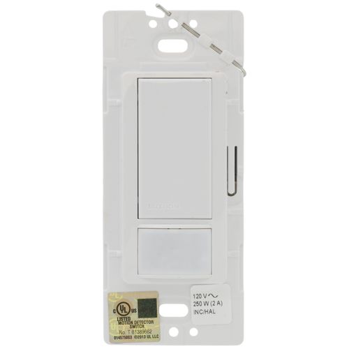 MS-VPS2-WH - Lutron MS-VPS2-WH - Maestro 1 Pole Vacancy Sensor Switch ...