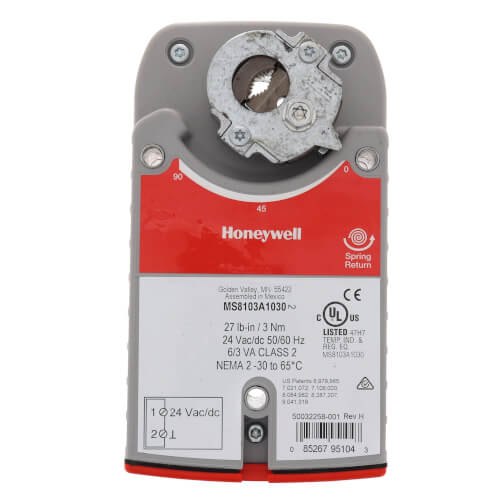 MS8103A1030 - Honeywell MS8103A1030 - Two position or SPST Spring ...