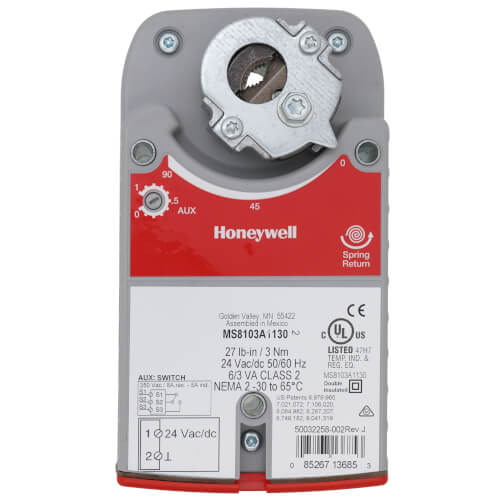 MS8103A1130 - Honeywell MS8103A1130 - Two position or SPST Spring ...