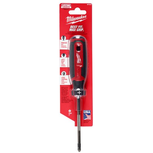 MT202 - Milwaukee MT202 - #2 Phillips 4" Cushion Grip Screwdriver (Made ...