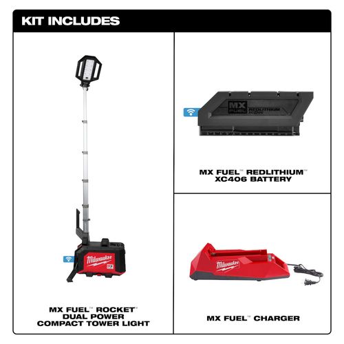 MXF040-1XC - Milwaukee MXF040-1XC - MX FUEL ROCKET Dual Power Compact ...