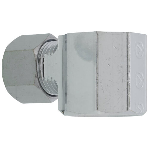 N70-066LF - Jones Stephens N70-066LF - 3/8" OD x 3/8" FIP Chrome Plated Compression Elbow, Lead Free