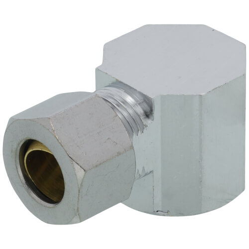 N70-066LF - Jones Stephens N70-066LF - 3/8" OD x 3/8" FIP Chrome Plated Compression Elbow, Lead Free