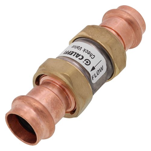 304756A - Caleffi 304756A - 3/4" Press Serviceable Inline Check Valve ...