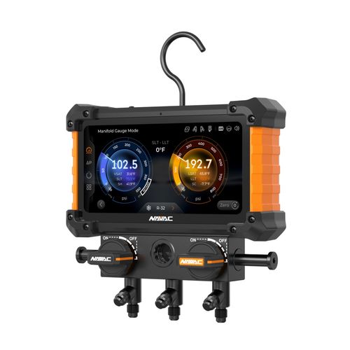 NX1G - Navac NX1G - Digital Manifold Gauge 2 Valve w/ Wireless Temp ...