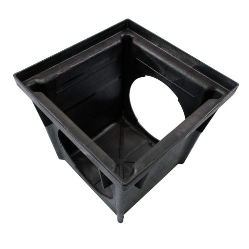 2400BLKIT - NDS 2400BLKIT - 24" Catch Basin Kit w/ Black Plastic Grate