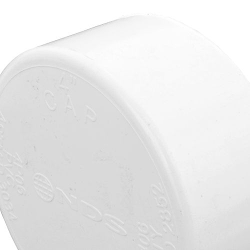 4P06 - NDS 4P06 - 4" Solvent Weld Sewer and Drain Pipe Cap