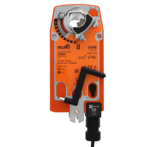 NFB24 - Belimo NFB24 - Spring Return Fail-Safe, On/Off Damper Control ...