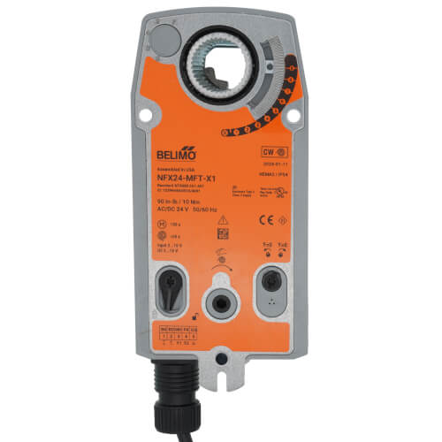 NFX24-MFT-X1 - Belimo NFX24-MFT-X1 - Spring Return MFT Valve Actuator 24V AC/DC