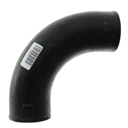 NHSS-3 - B&W NHSS-3 - 3" Imported No Hub Cast Iron Short Sweep Elbow
