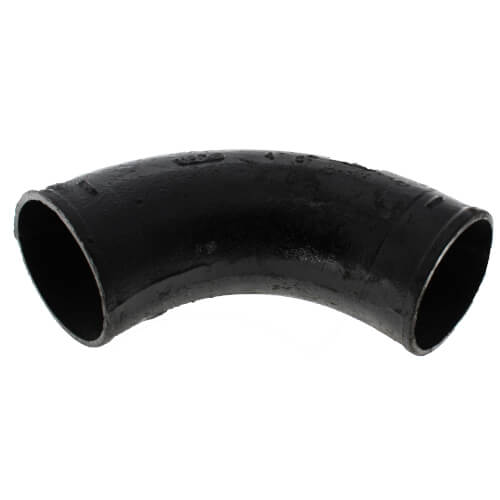 NHSS-4 - B&W NHSS-4 - 4" Imported No Hub Cast Iron Short Sweep Elbow