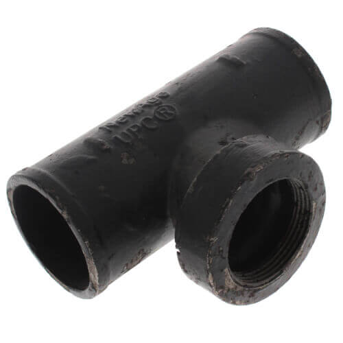 NHTT-2X2 - B&W NHTT-2X2 - 2" x 2" Imported No Hub Cast Iron Sanitary ...