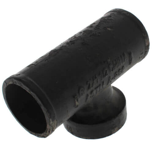 NHTT-2X2 - B&W NHTT-2X2 - 2" x 2" Imported No Hub Cast Iron Sanitary ...