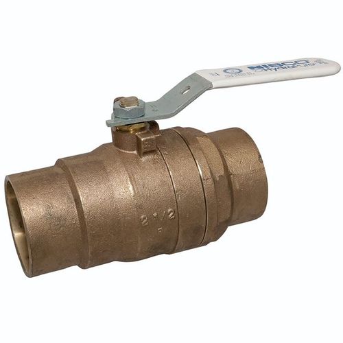 NJ830XD - Nibco NJ830XD - 2" Sweat Bronze Standard Port Ball Valve ...