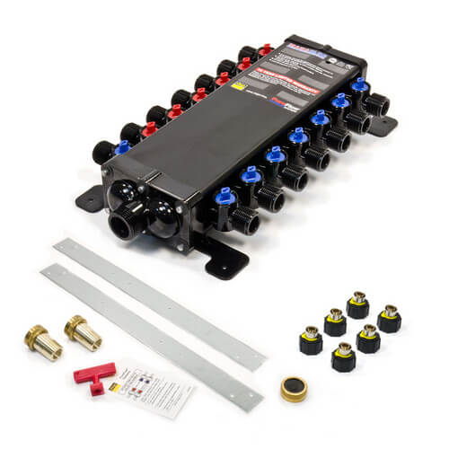 NPTS-38143 - Viega NPTS-38143 - 14 Port PEX Press MANABLOC Package (NPT ...