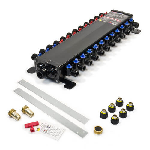 NPTS-38243 - Viega NPTS-38243 - 24 Port PEX Press MANABLOC Package (NPT ...