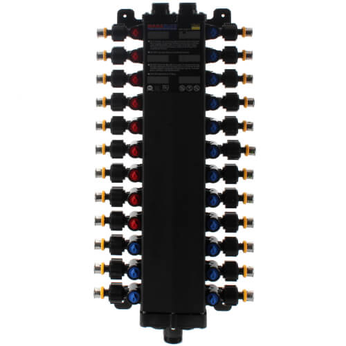 NPTS050-49620PPR - Viega NPTS050-49620PPR - 24 Port Polymer 1/2" PEX ...