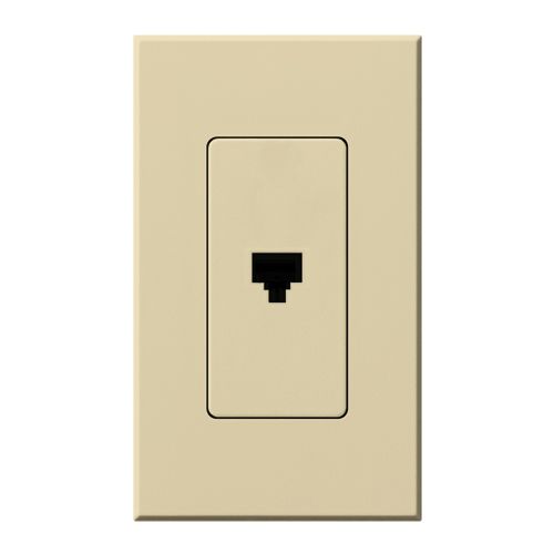 NT-PJ-IV - Lutron NT-PJ-IV - Architectural Telephone Jack, 6-conductor ...