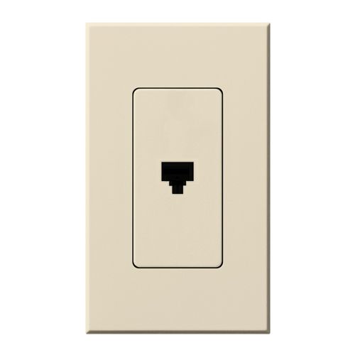 NT-PJ-LA - Lutron NT-PJ-LA - Architectural Telephone Jack, 6-conductor ...