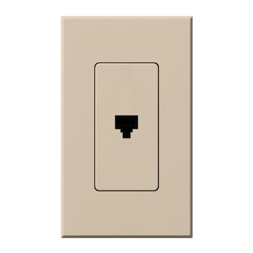 NT-PJ-TP - Lutron NT-PJ-TP - Architectural Telephone Jack, 6-conductor ...