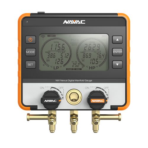 NX1 - Navac NX1 - Nexus Digital Manifold Gauge, Bluetooth-Enabled
