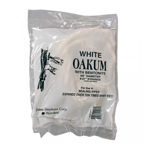 O15007 - Jones Stephens O15007 - 3/8" White Cord Oakum (27" Cut Length ...