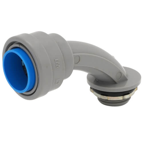 P-90-050WT - Southwire P-90-050WT - 1/2" PVC-CIC Push Install 90° Elbow