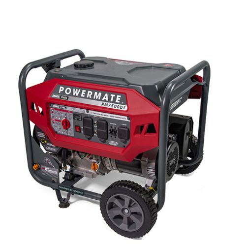 P008180 - Generac P008180 - Powermate 7500W Dual Fuel Portable Generator
