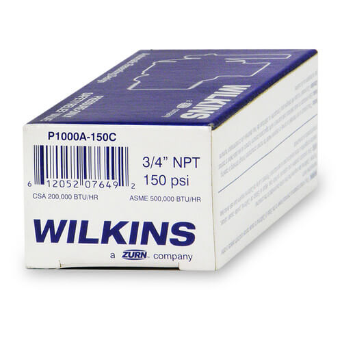 P1000A - Zurn P1000A - Wilkins 150 PSI Relief Valve