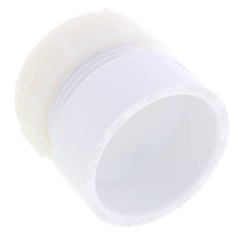 P104P-012 - P104P-012 - 1-1/4" PVC DWV Female Trap Adapter w/ Plastic ...