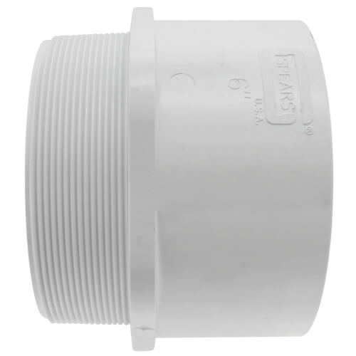 P109-060 - P109-060 - 6" PVC DWV Male Adapter