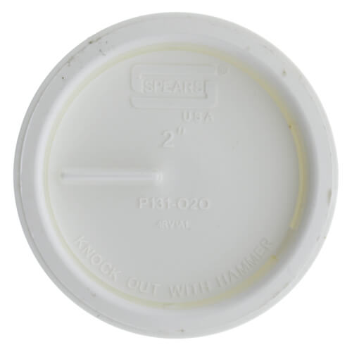 P131-020 - P131-020 - 2" DWV PVC Test Cap