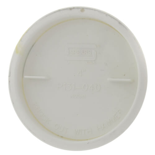 P131-040 - P131-040 - 4" DWV PVC Test Cap