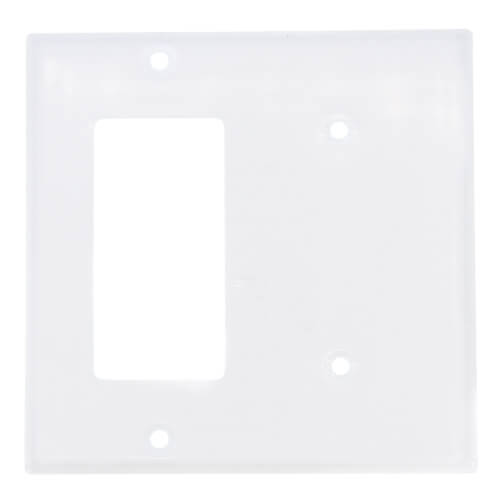 P1426-W - Leviton P1426-W - 2-Gang Electrical Wall Plate, Metal Decora ...