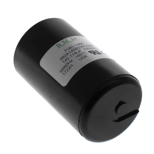 P281-1460 - Carrier P281-1460 - 330V Round Start Capacitor, 145-174 MFD ...