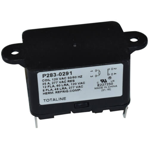 P283-0291 - Carrier P283-0291 - 110/240V Fan Coil Relay, SPST, P283-0291