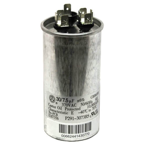 P291-3073RS - Carrier P291-3073RS - 370V Dual Round Run Capacitor, 30/7 ...