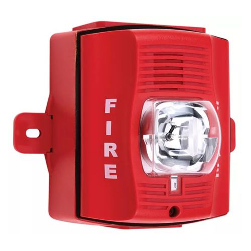 P2RK - System Sensor P2RK - 2-Wire Outdoor Horn Strobe (Red), P2RK
