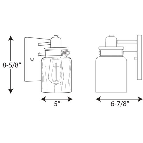 P300045-020 - Progress Lighting P300045-020 - Calhoun Series 1 Light ...