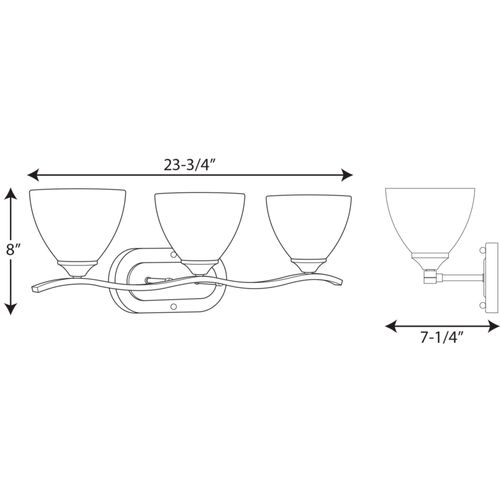 P300097-009 - Progress Lighting P300097-009 - Laird Series 3 Light ...
