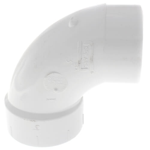 P302-030 - P302-030 - 3" PVC DWV Street 90° Elbow