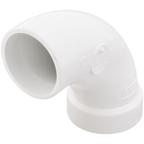 P309-020 - P309-020 - 2" PVC DWV Long Sweep 90° Street Elbow