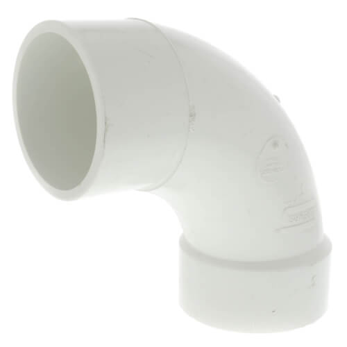 P309-030 - P309-030 - 3" PVC DWV Long Sweep 90° Street Elbow