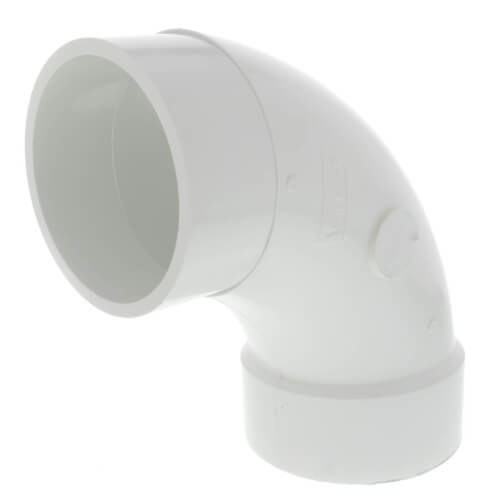 P309-040 - P309-040 - 4" PVC DWV Long Sweep 90° Street Elbow