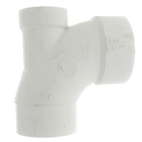 P310-338 - P310-338 - 3" x 3" x 2" PVC DWV 90° Street Elbow (w/ 2" Low ...