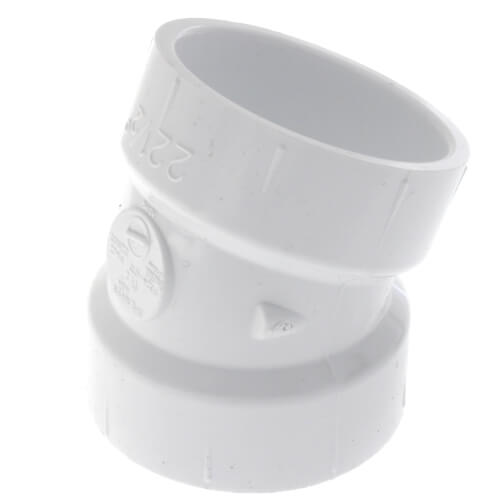 192551 - IPEX 192551 - 1-1/2" PVC DWV 22.5° Elbow