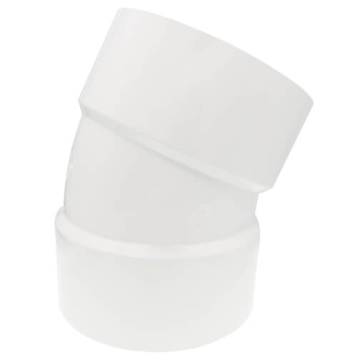 P324-060 - P324-060 - 6" PVC DWV 22.5° Elbow