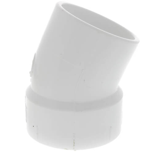 P326-030 - P326-030 - 3" PVC DWV 22.5° Street Elbow