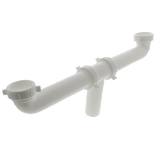 P37004 - Jones Stephens P37004 - 1-1/2" PVC Slip Joint Center Outlet Waste